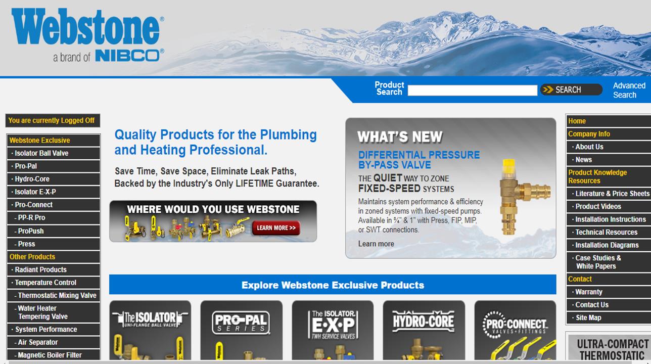 Webstone Company, Inc. | Ball Valves